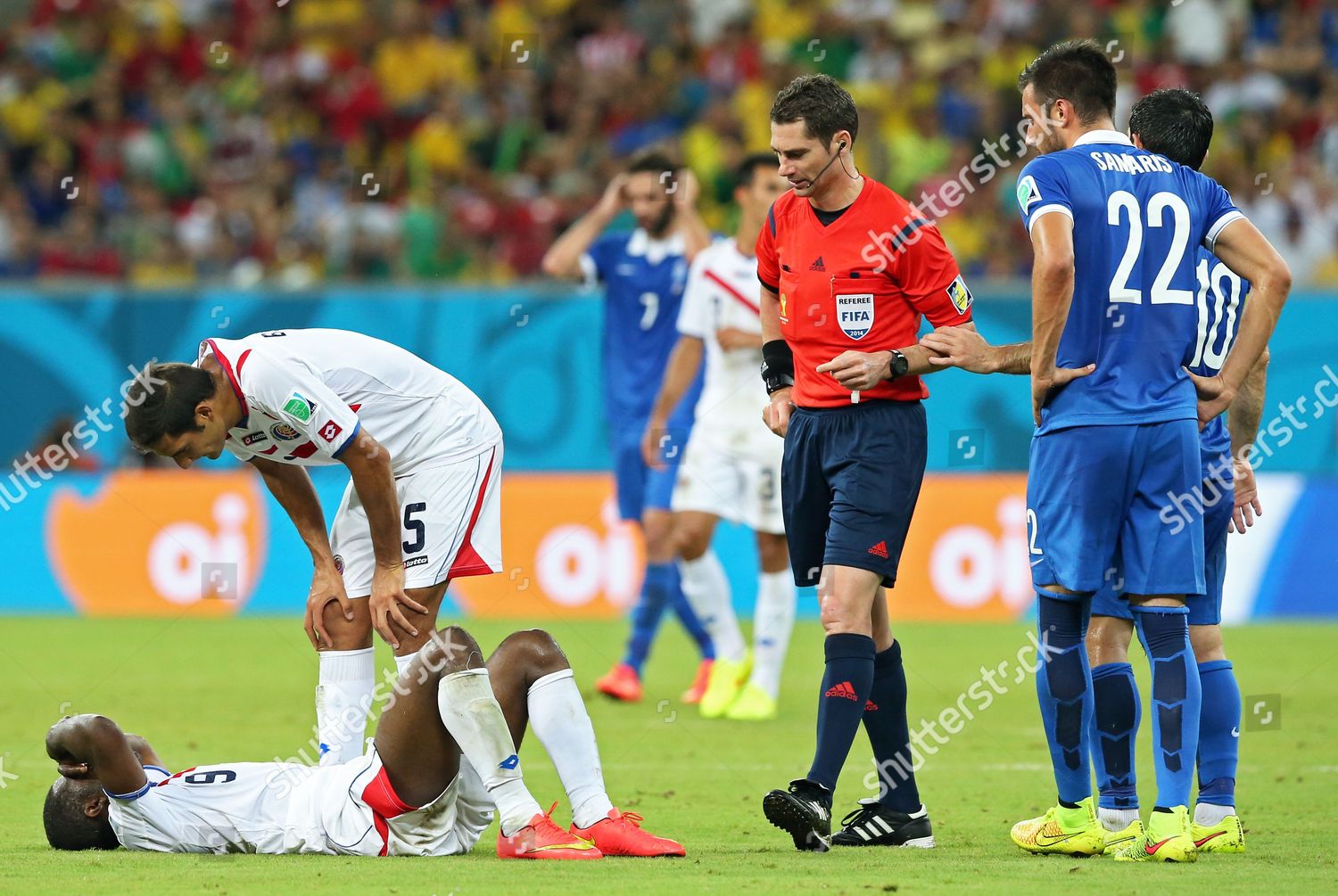 Australian Referee Benjamin Williams C Costa Editorial Stock Photo ...