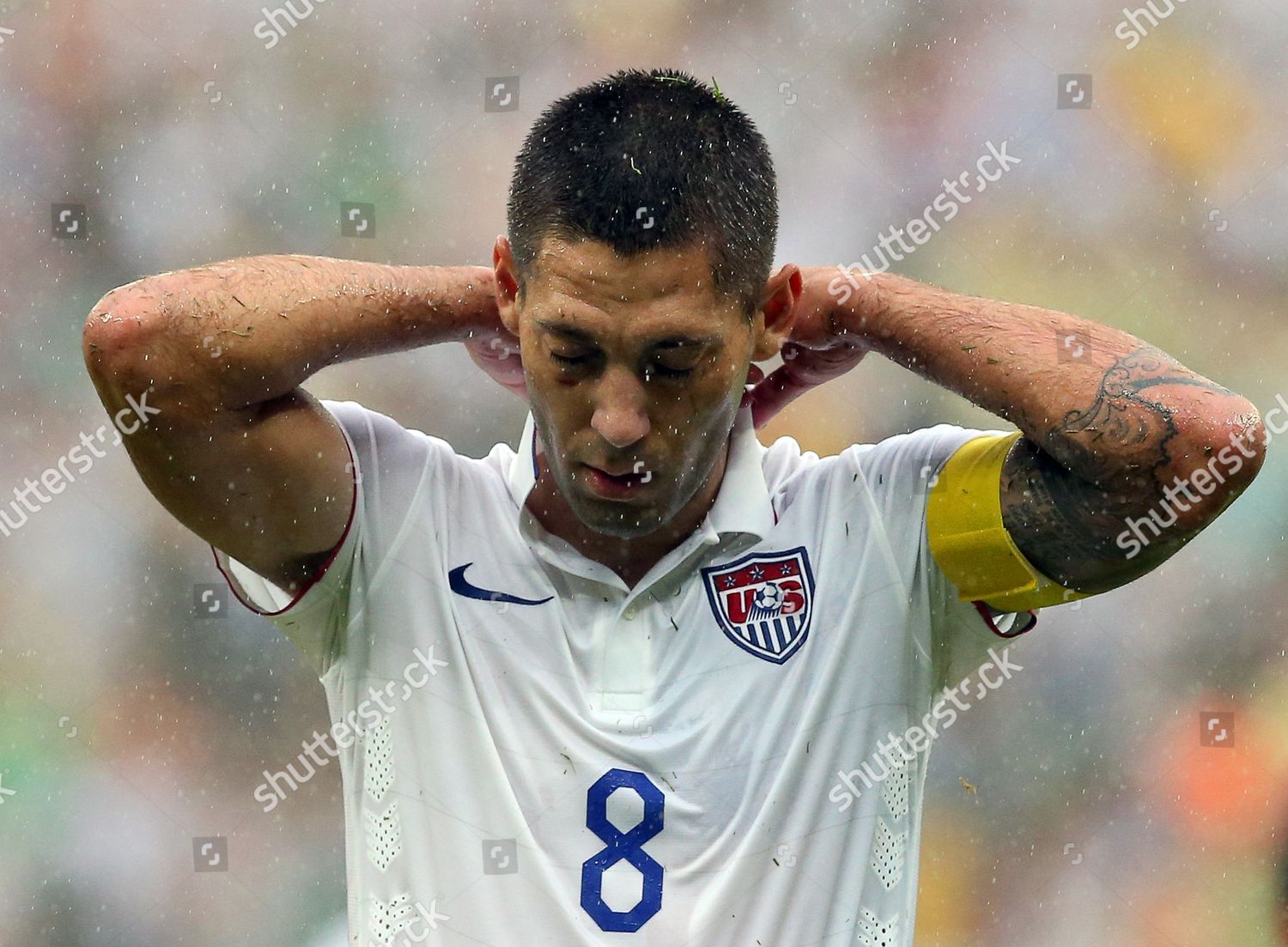 Clint Dempsey Usa Reacts During Fifa Editorial Stock Photo - Stock ...