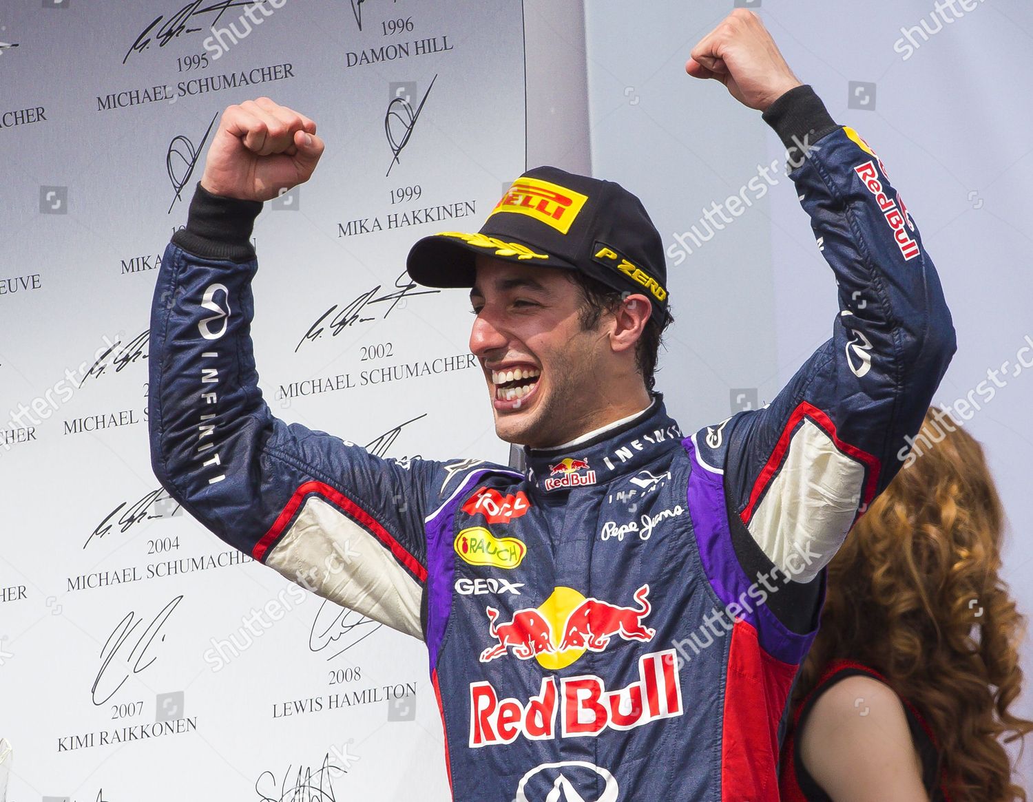 Winner Australian Formula One Driver Daniel Editorial Stock Photo ...