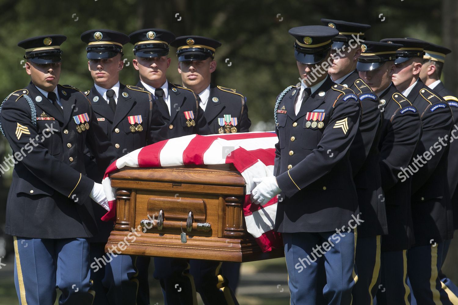 Casket Team Armys 3rd Us Infantry Editorial Stock Photo - Stock Image ...