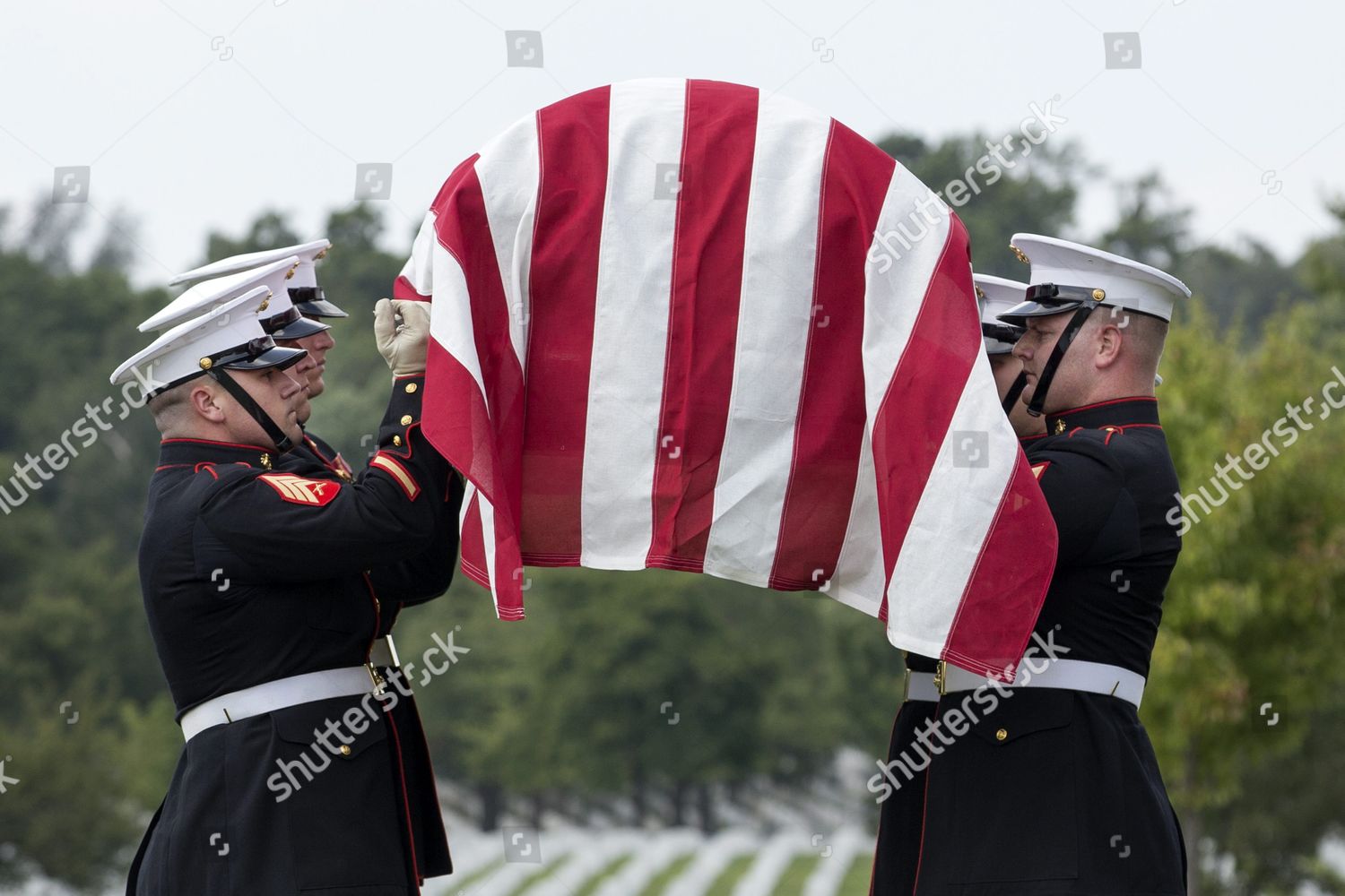 Casket Team Us Marine Corps Carries Editorial Stock Photo - Stock Image ...