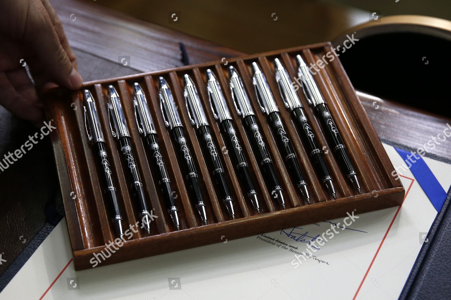 Signing Pens That Will Be Used Editorial Stock Photo - Stock Image ...