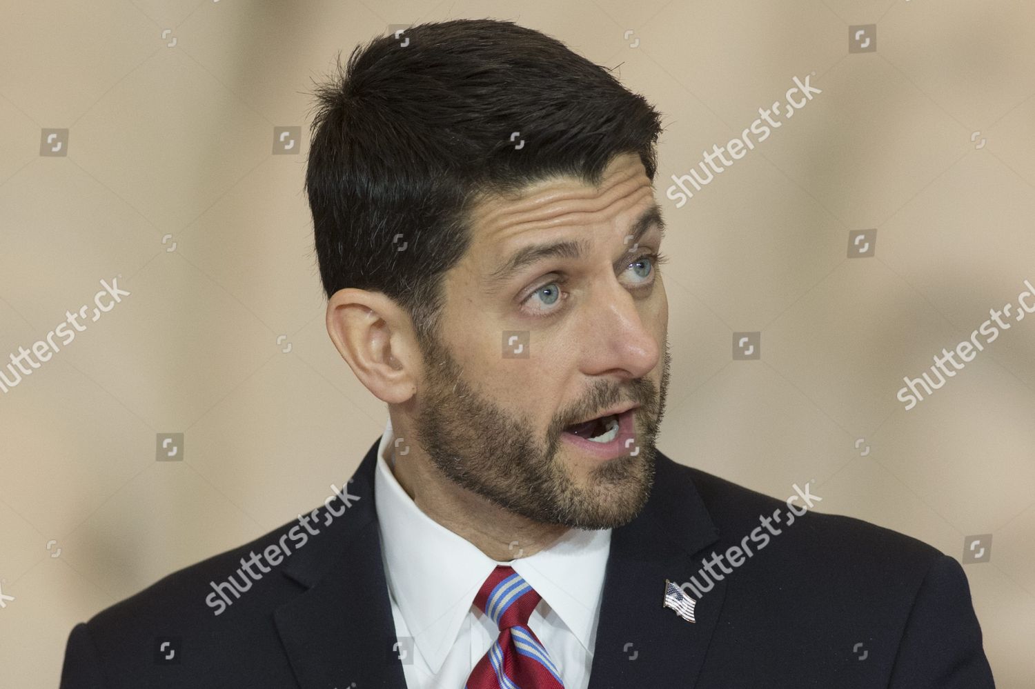 Speaker House Republican Paul Ryan Delivers Editorial Stock Photo ...