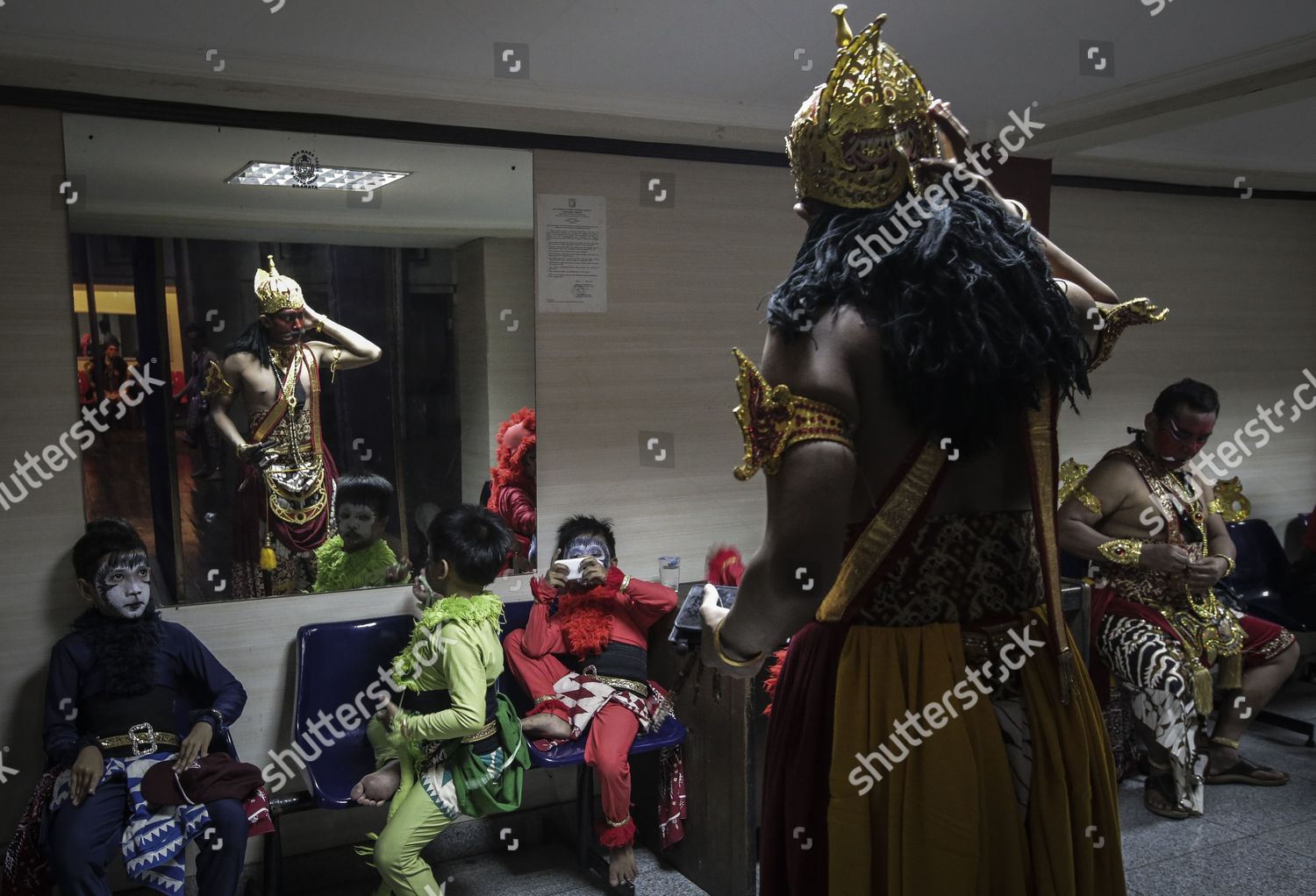 Young Members Purwa Bharata Human Puppet Editorial Stock Photo - Stock ...