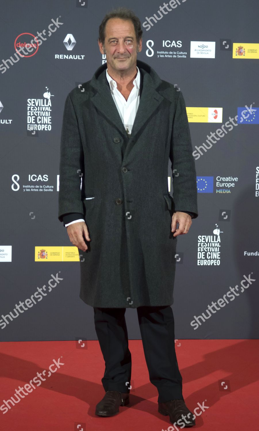 French Actor Vincent Lindon Poses Photographers Editorial Stock Photo ...