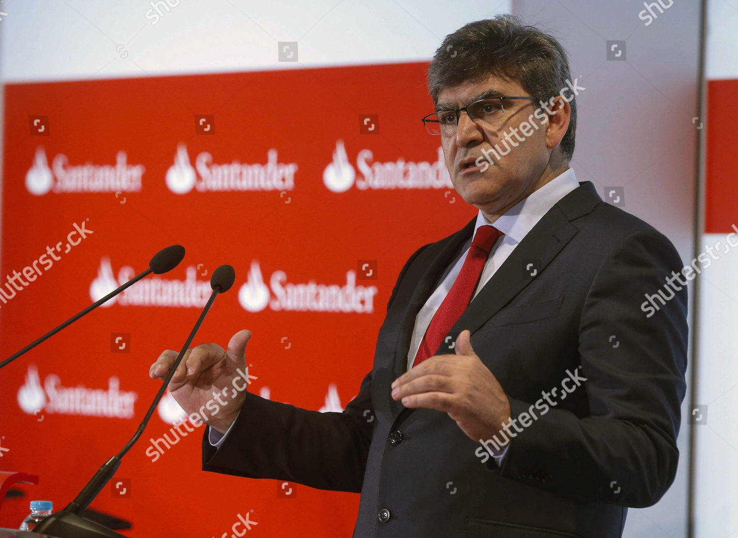 Banco Santander Managing Director Jose Antonio Editorial Stock Photo ...