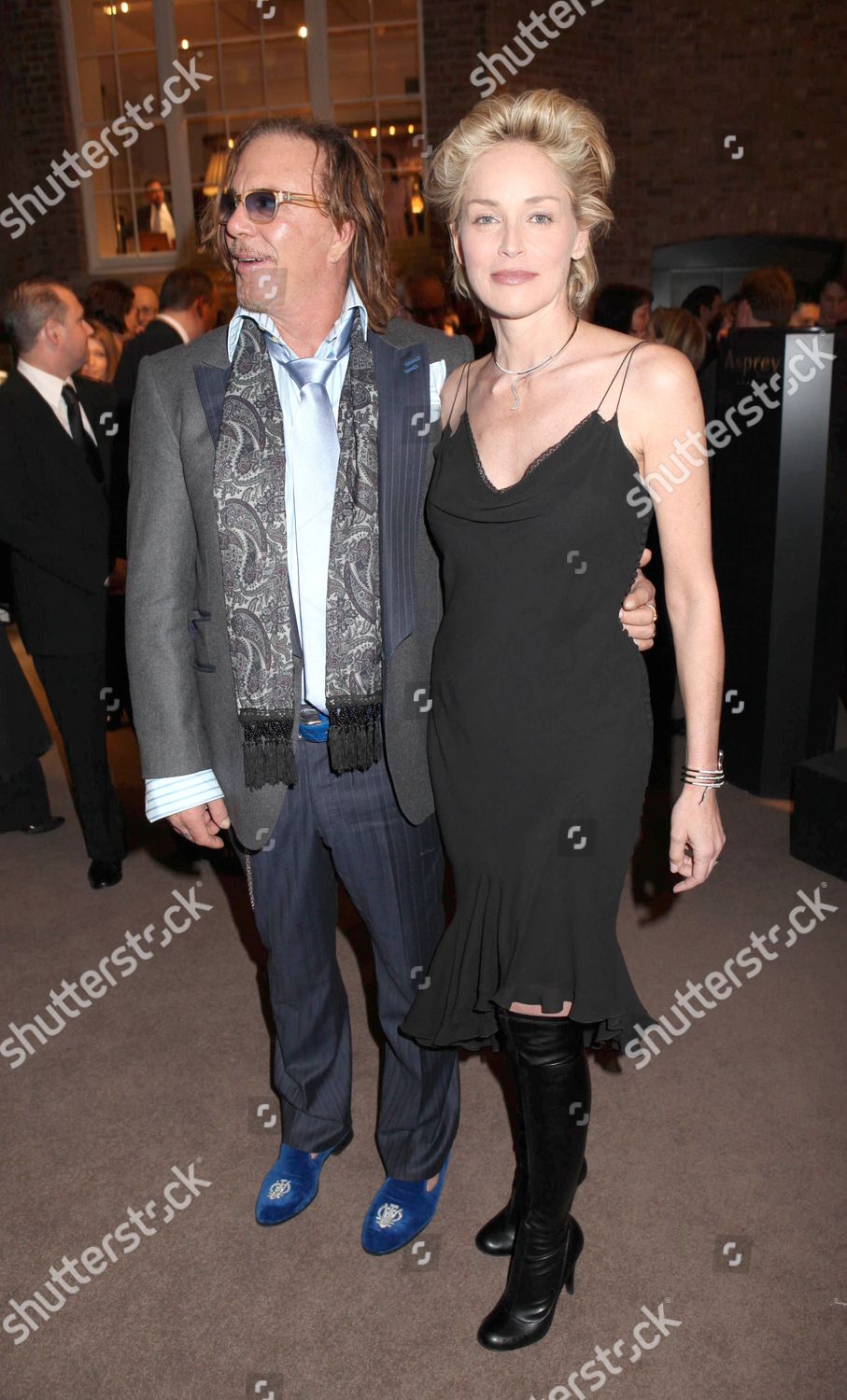 Mickey Rourke Sharon Stone Editorial Stock Photo - Stock Image ...