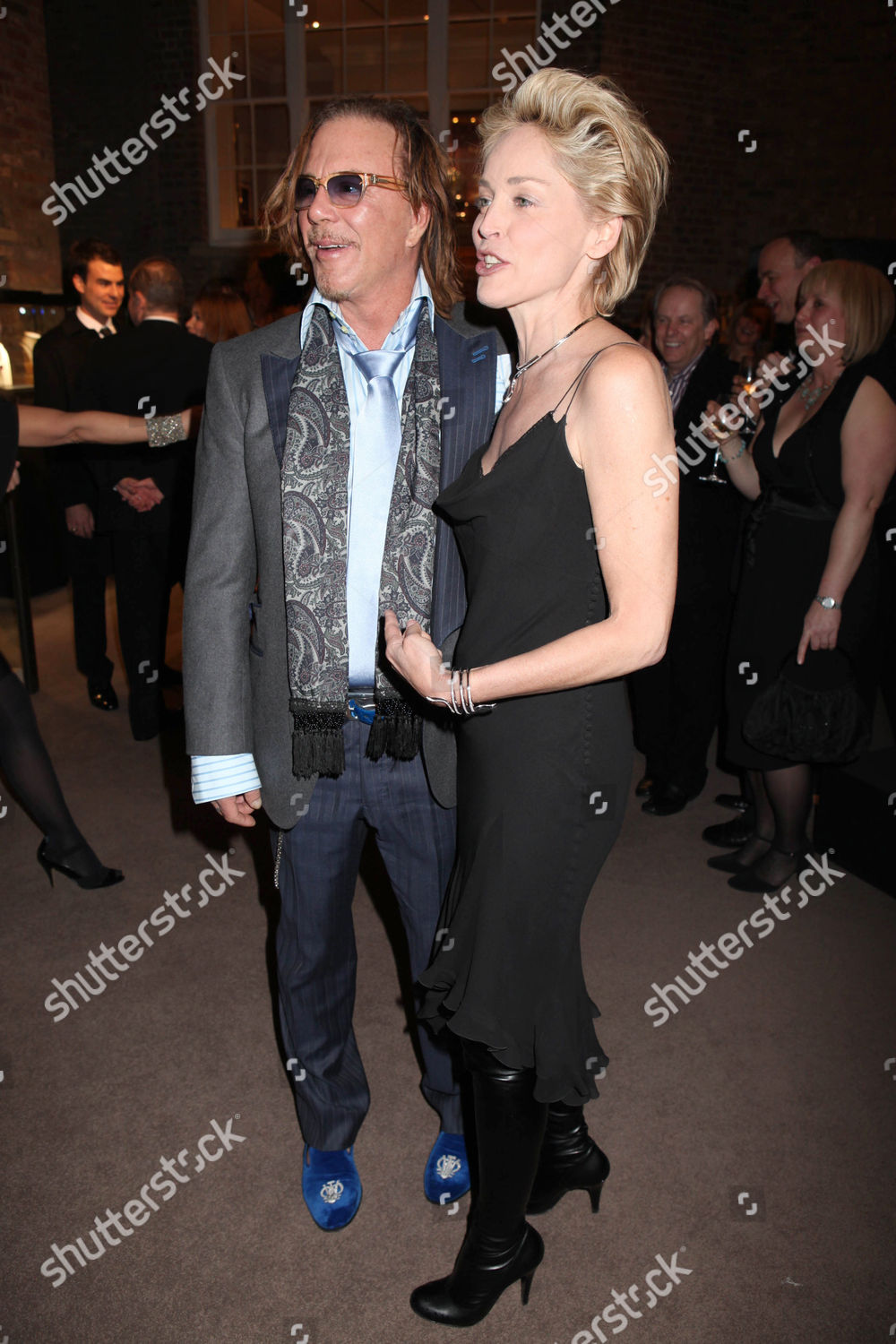 Mickey Rourke Sharon Stone Editorial Stock Photo - Stock Image ...