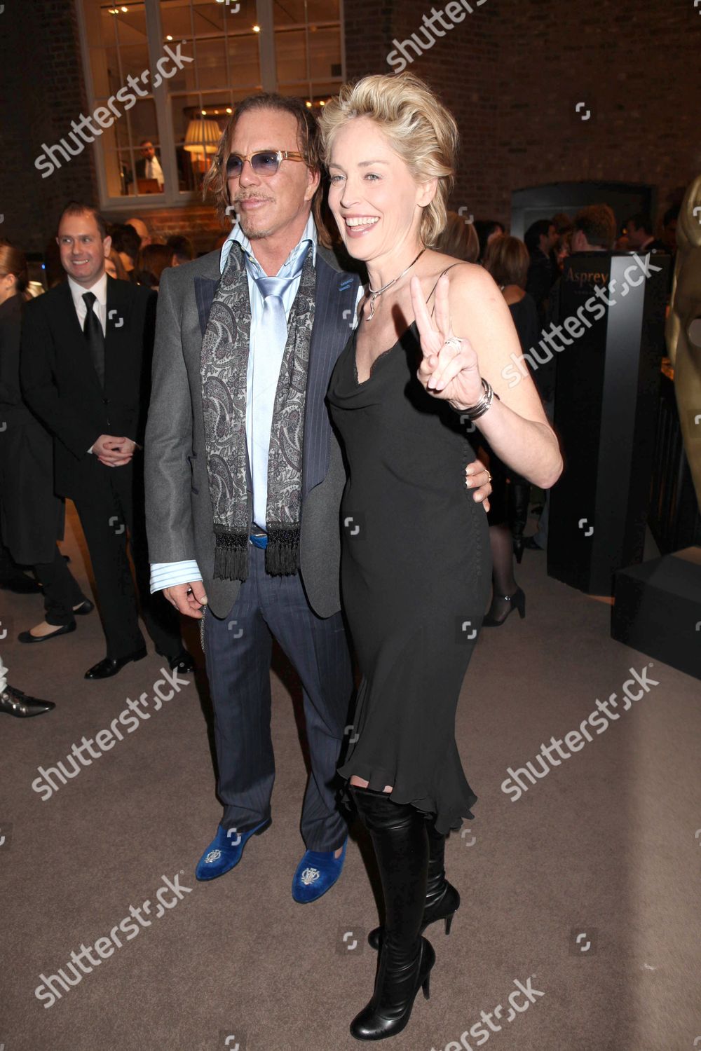 Mickey Rourke Sharon Stone Editorial Stock Photo - Stock Image ...