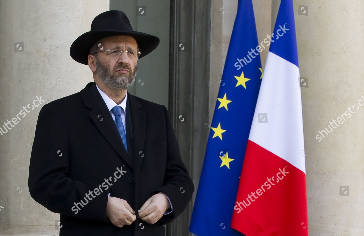 Great Rabbi France Gilles Bernheim Speaks Editorial Stock Photo - Stock ...