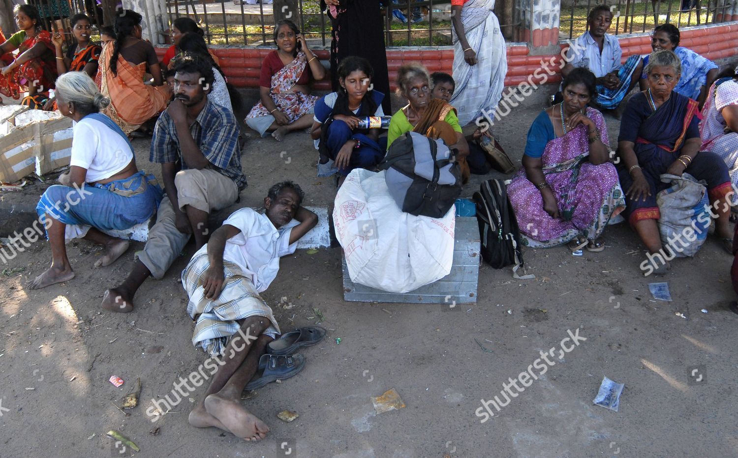 Indian Residents Pattinapakkam Area Marina Beach Editorial Stock Photo ...
