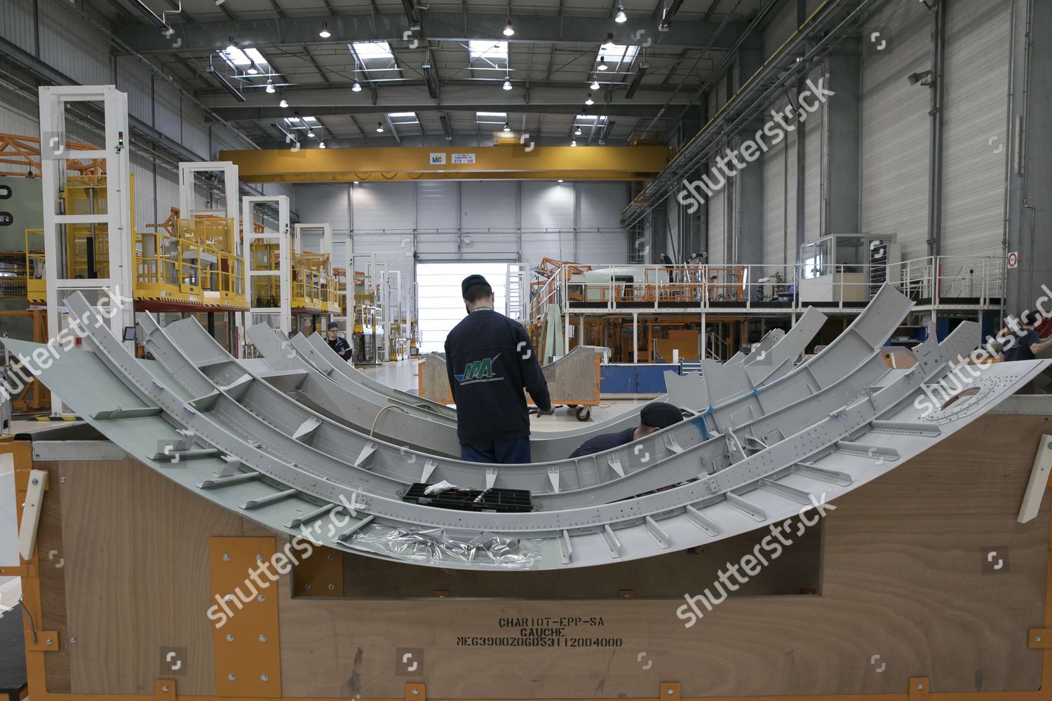 A350 Nose Assembly Line New Stelia Editorial Stock Photo - Stock Image ...