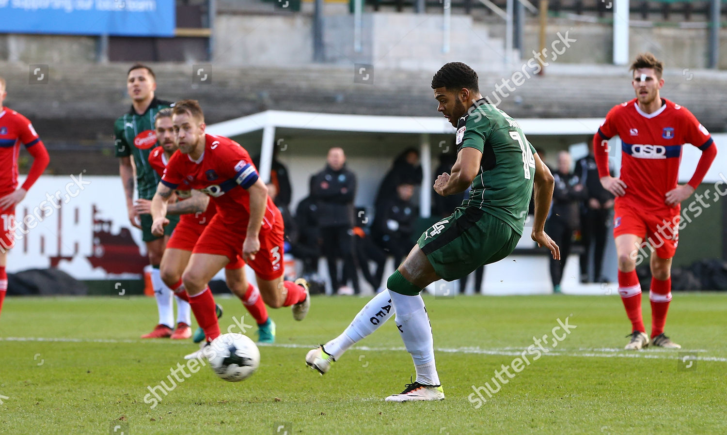 Goal Jake Jervis Plymouth Argyle Makes Editorial Stock Photo - Stock ...