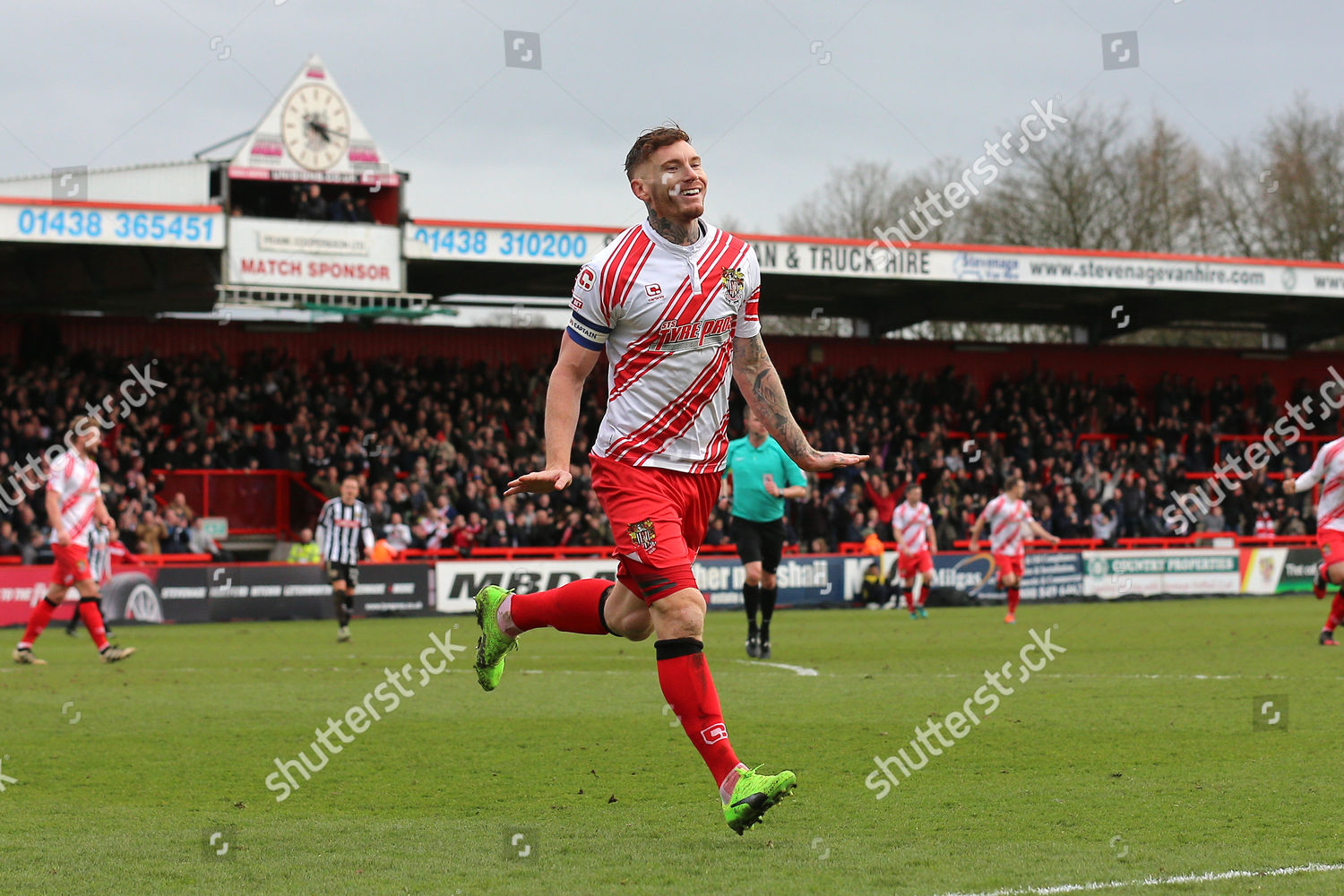 Jack King Stevenage Scores Second Goal Editorial Stock Photo - Stock ...