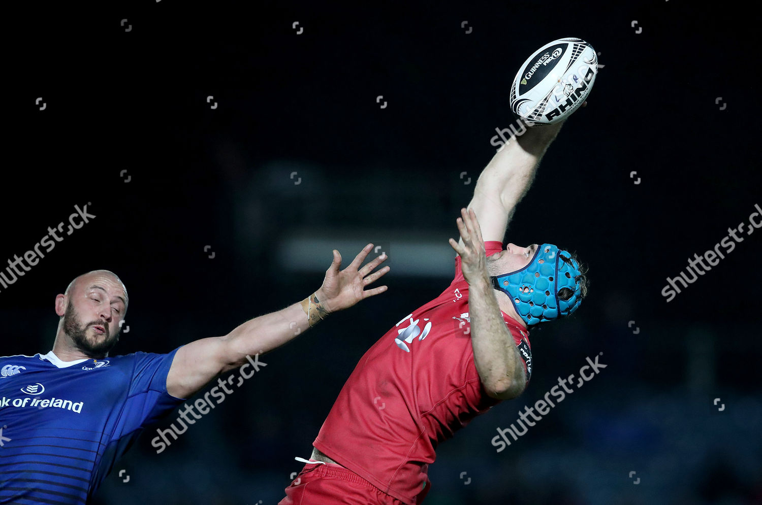 Leinster Vs Scarlets Leinsters Hayden Triggs Editorial Stock Photo ...