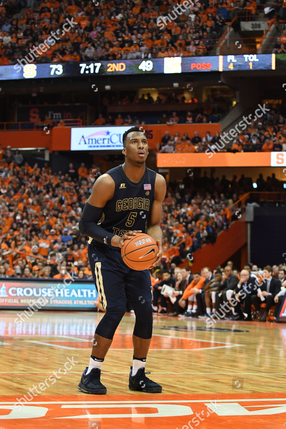 Georgia Tech Guard Josh Okogie 5 Editorial Stock Photo - Stock Image ...
