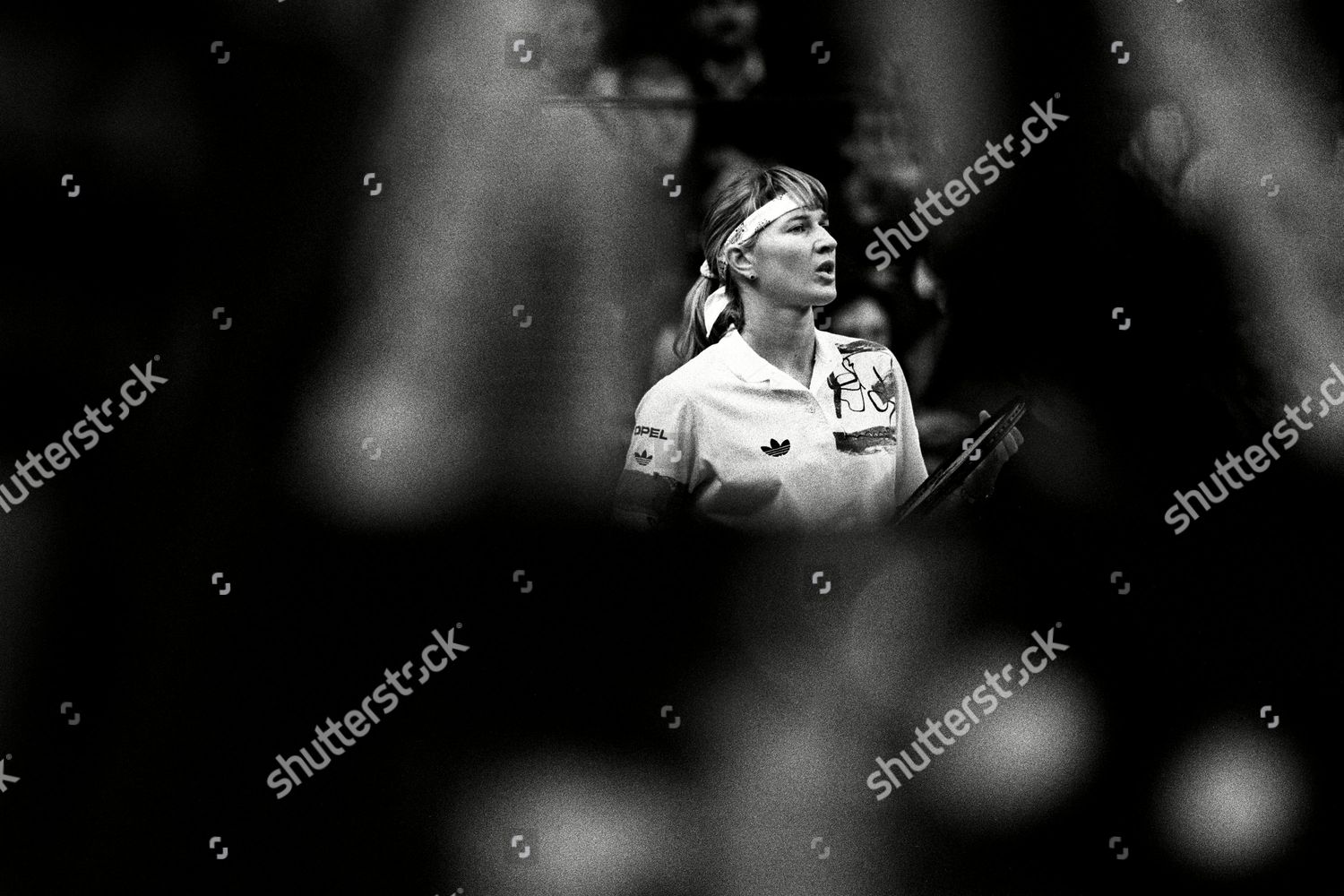 Steffi Graf During Her Victory Over Editorial Stock Photo - Stock Image ...