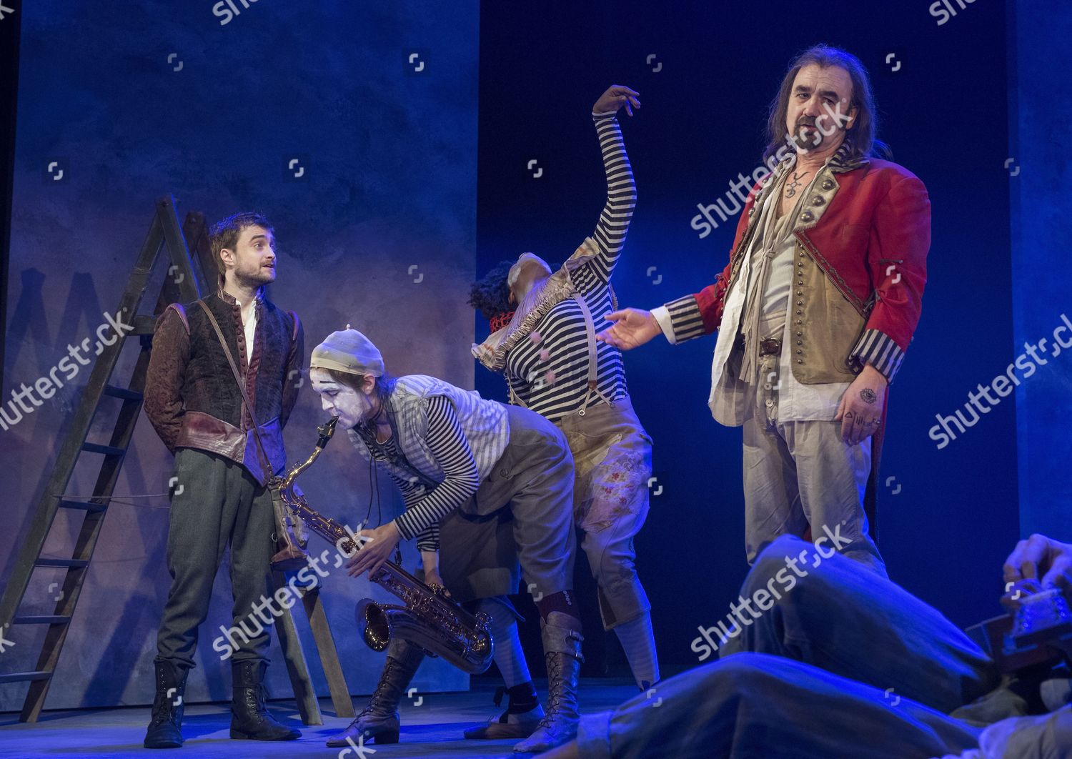 Daniel Radcliffe Rosencrantz David Haig Player Editorial Stock Photo ...