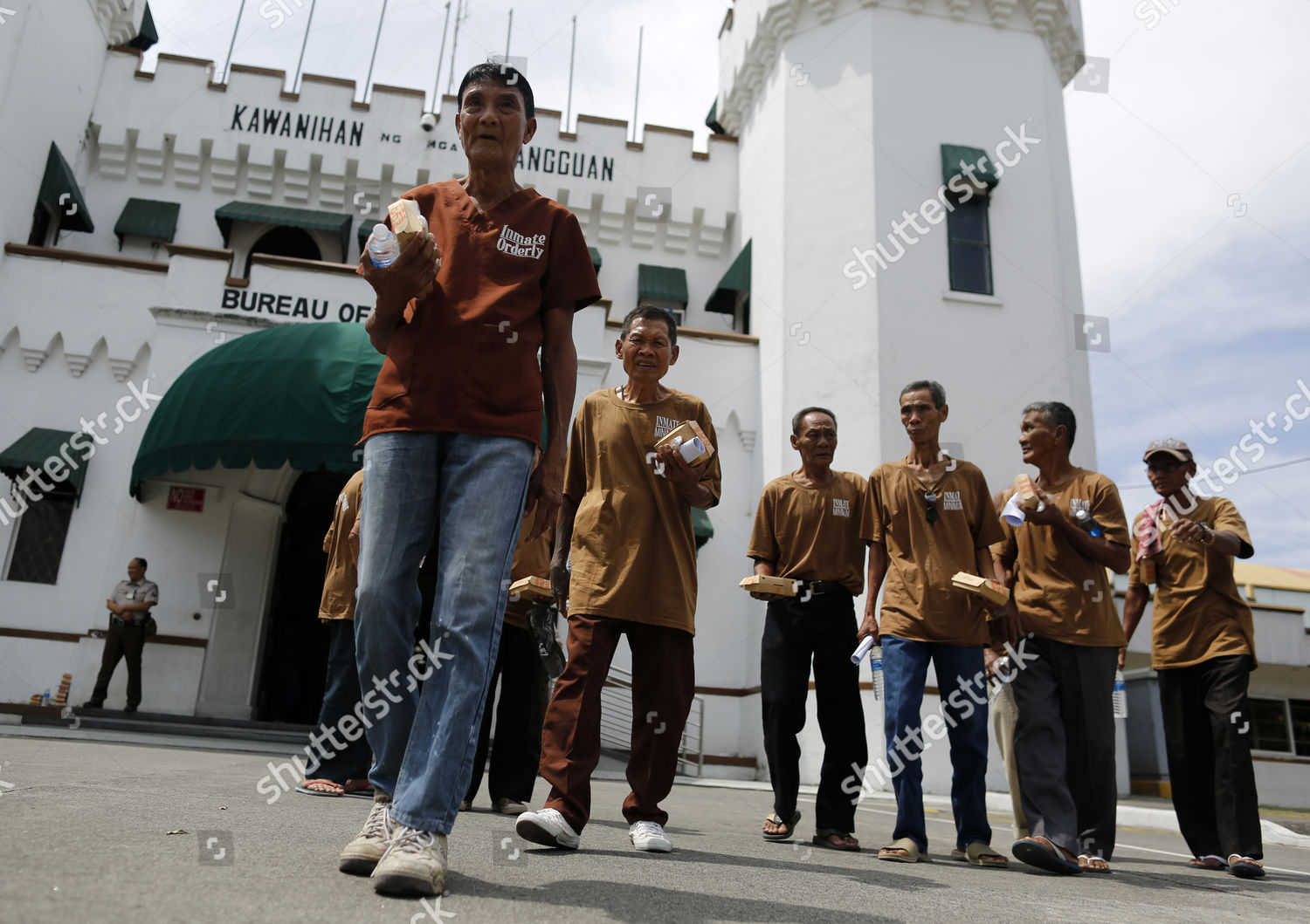 Filipino Inmates Gesture They Walk Out Editorial Stock Photo - Stock ...