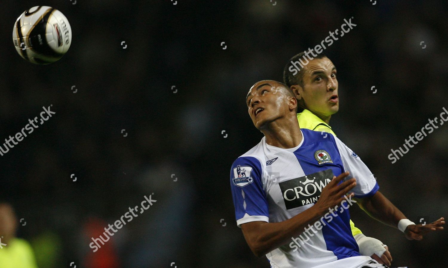 Leon Osman Everton Danny Simpson Blackburn Editorial Stock Photo ...