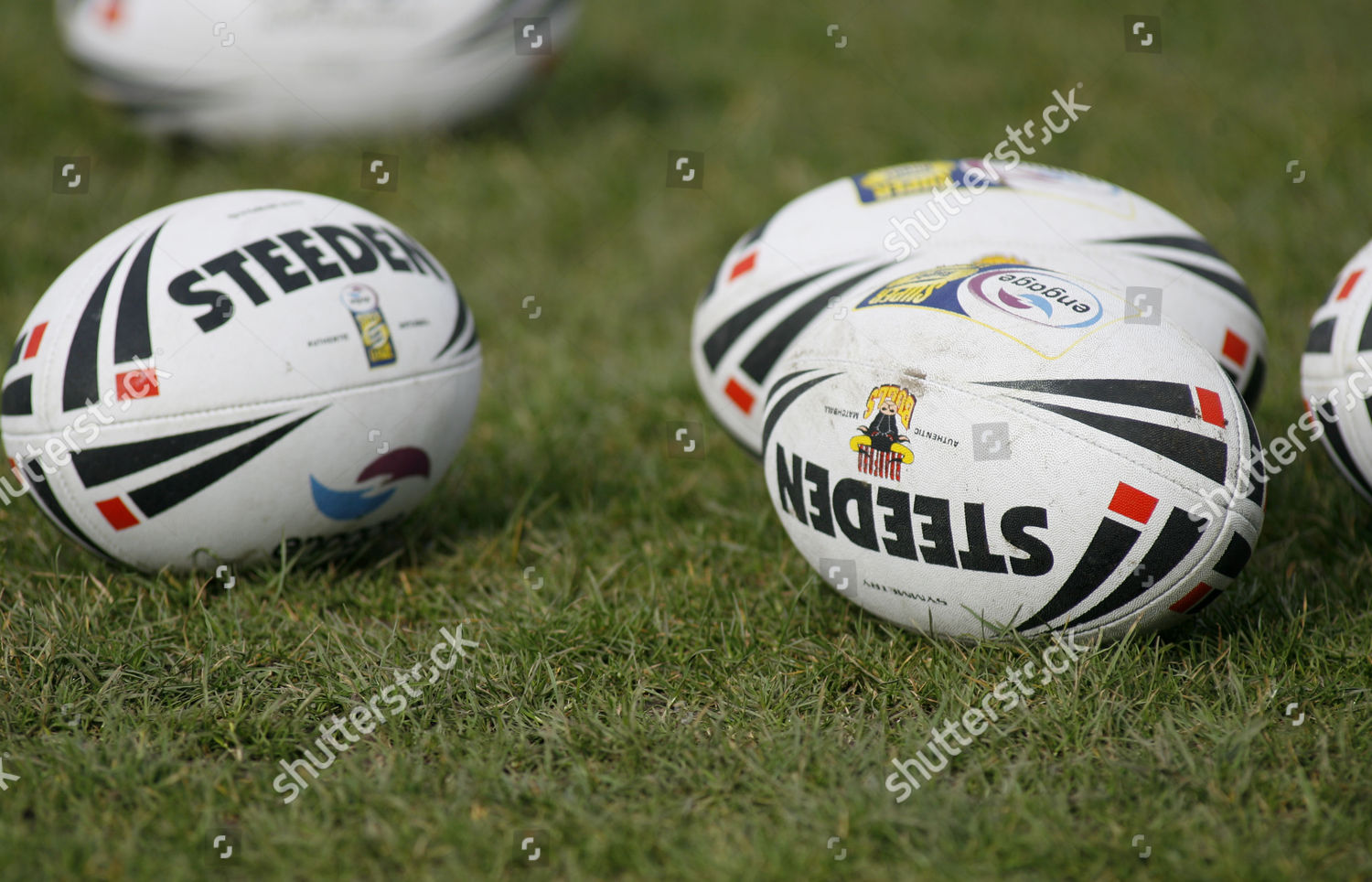 Bradford Bulls Branded Steeden Rugby Balls Editorial Stock Photo ...