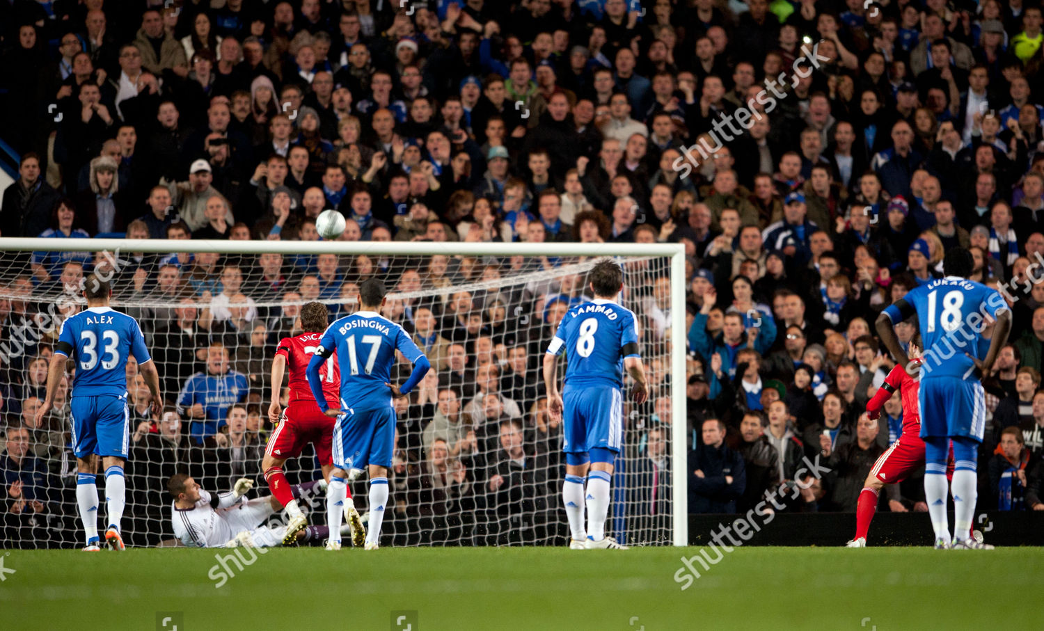 Andy Carrol Liverpool Has His Penalty Editorial Stock Photo - Stock ...