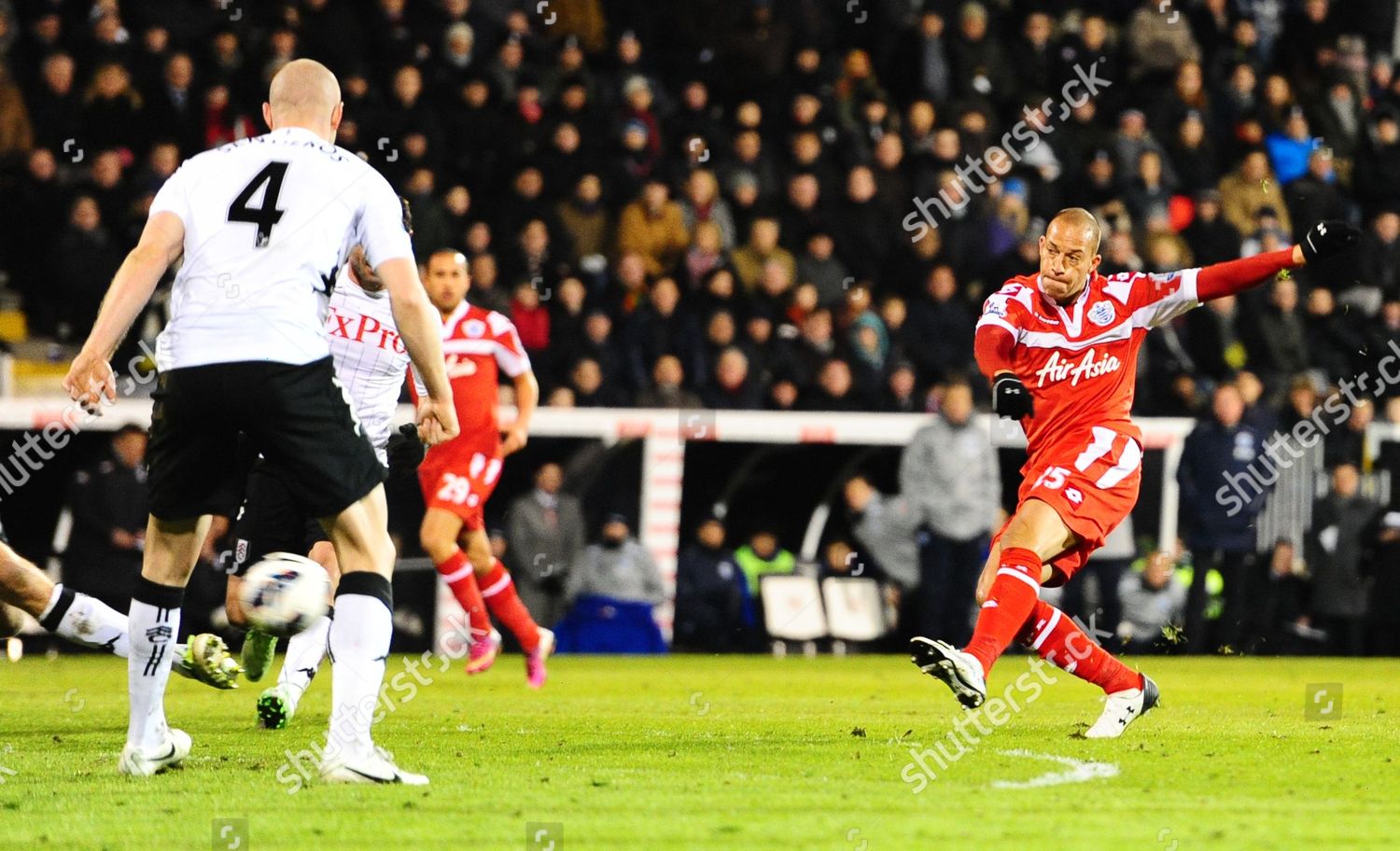 Bobby Zamora Qpr Has This Shot Editorial Stock Photo - Stock Image ...