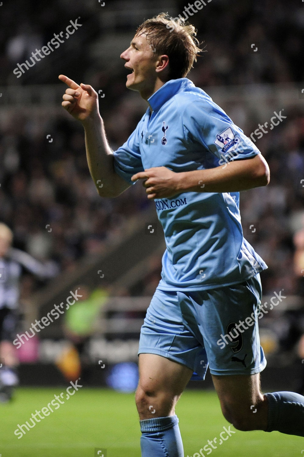 Roman Pavlyuchenko Tottenham Hotspur Celebrates Scoring Editorial Stock ...