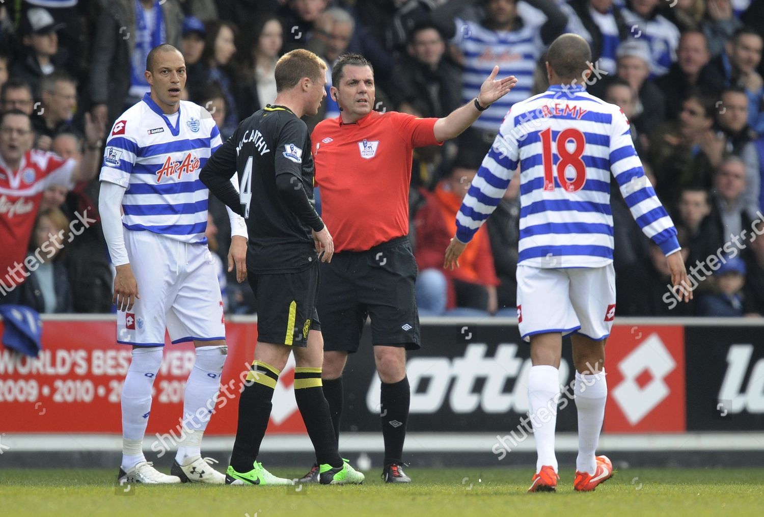 Bobby Zamora Qpr Looks Stunned After Editorial Stock Photo - Stock ...