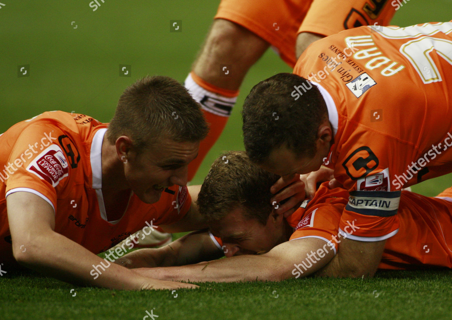 Billy Clarke Blackpool Celebrates His 1st Editorial Stock Photo - Stock ...