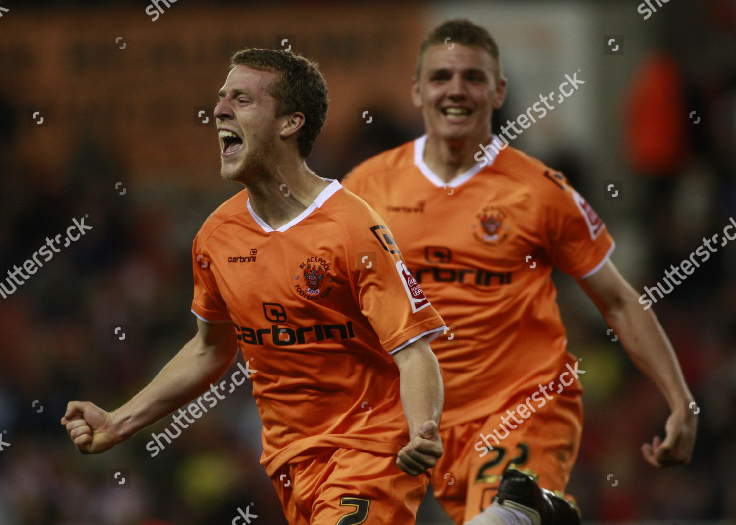 Billy Clarke Blackpool Celebrates His 1st Editorial Stock Photo - Stock ...