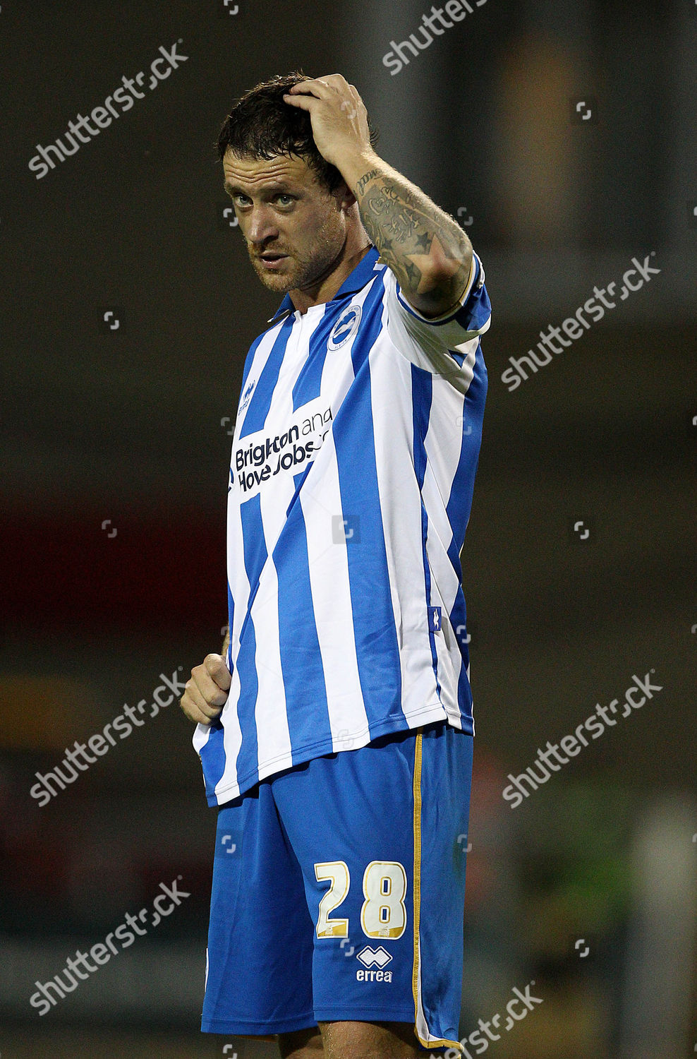 Wayne Bridge Brighton Hove Albion Shows Editorial Stock Photo - Stock ...