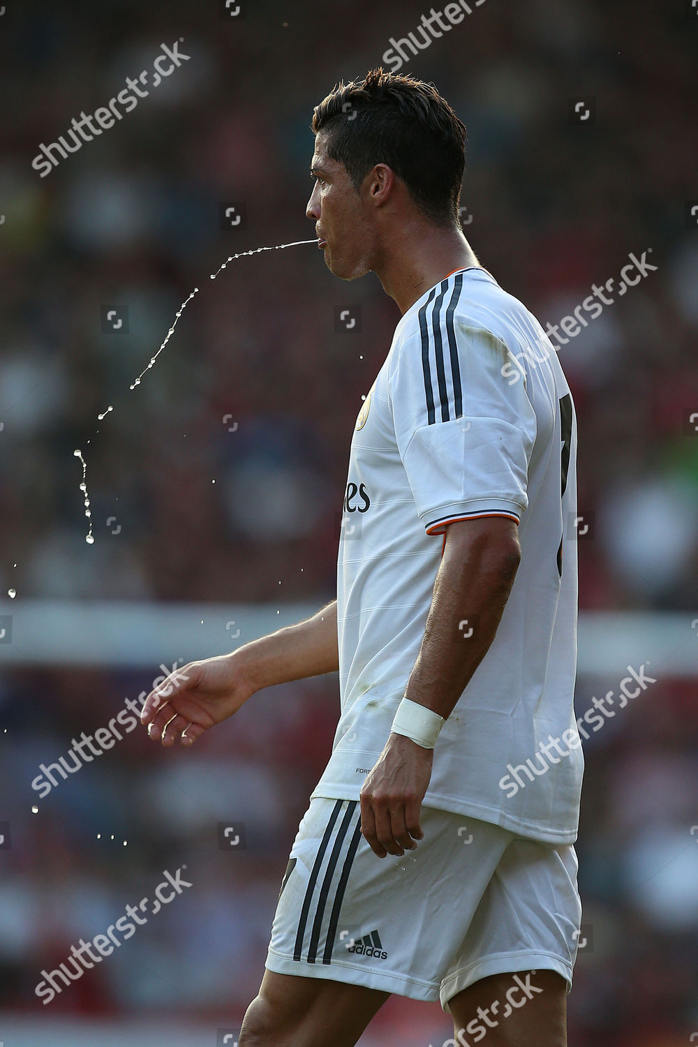 Cristiano Ronaldo Real Madrid Spits Out Editorial Stock Photo - Stock ...