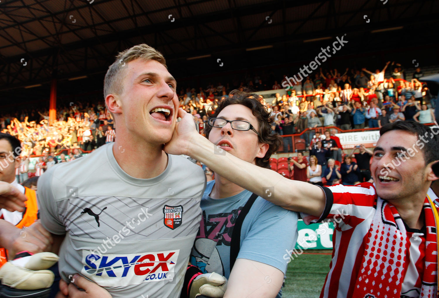 Simon Moore Brentford Congratulated He Leaves Editorial Stock Photo ...