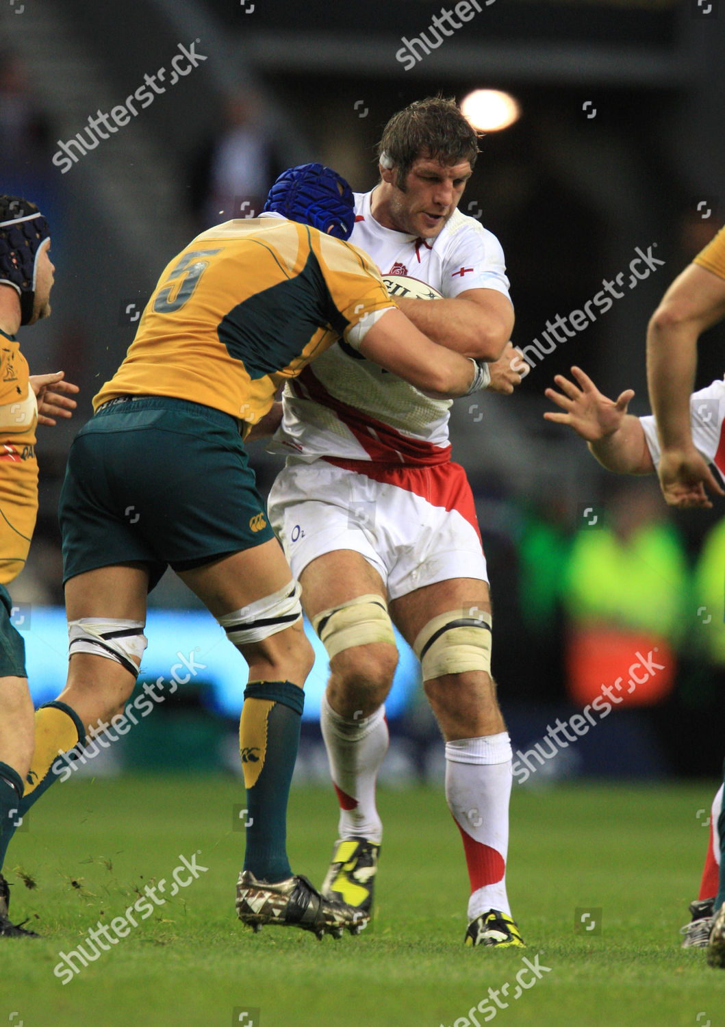 Simon Shaw England Tackled By Nathan Editorial Stock Photo - Stock ...