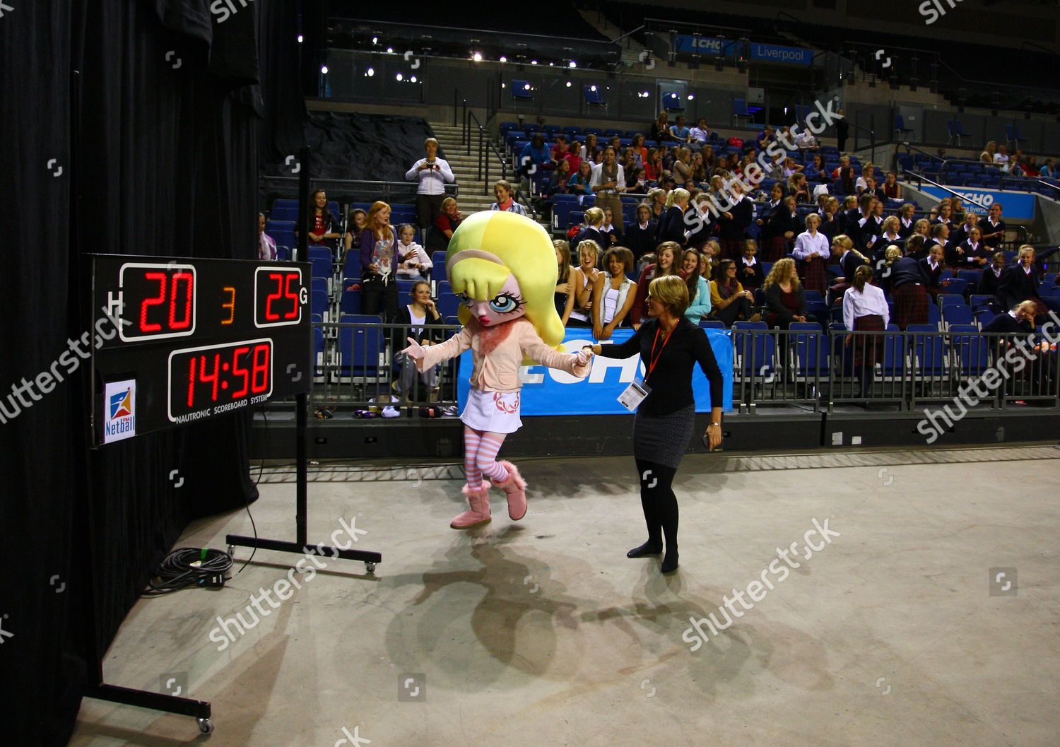 England Netball Mascot United Kingdom Liverpool Editorial Stock Photo ...