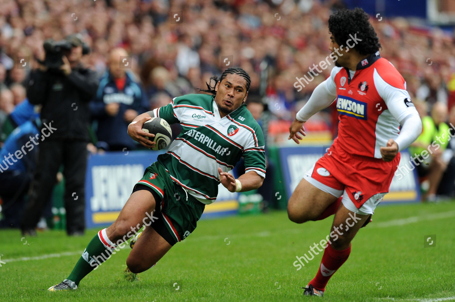 Lesley Vainikolo Gloucester Rugby Watches Alesana Editorial Stock Photo ...