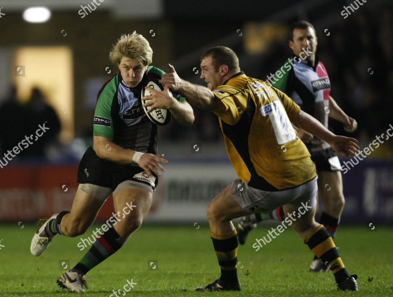 Charlie Amesbury Harlequins Tim Payne Wasps Editorial Stock Photo ...