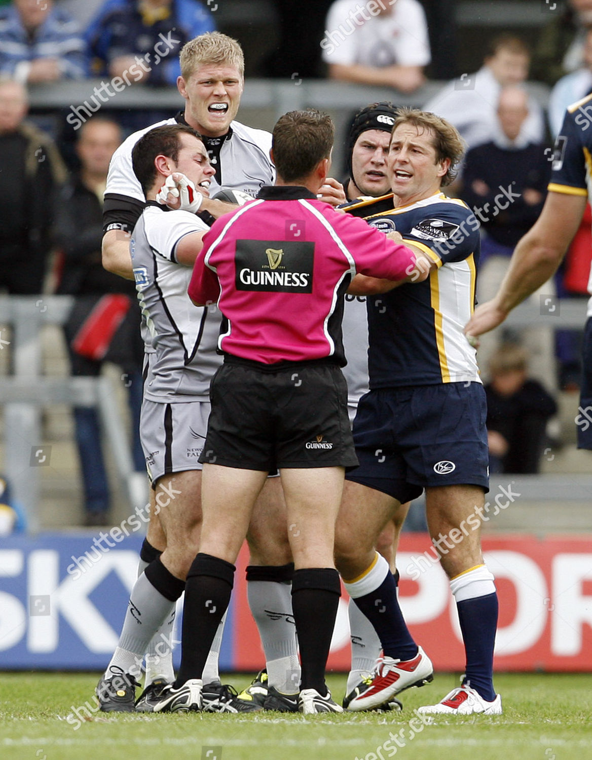 Referee Mr Jp Doyle Controls Fight Editorial Stock Photo - Stock Image ...