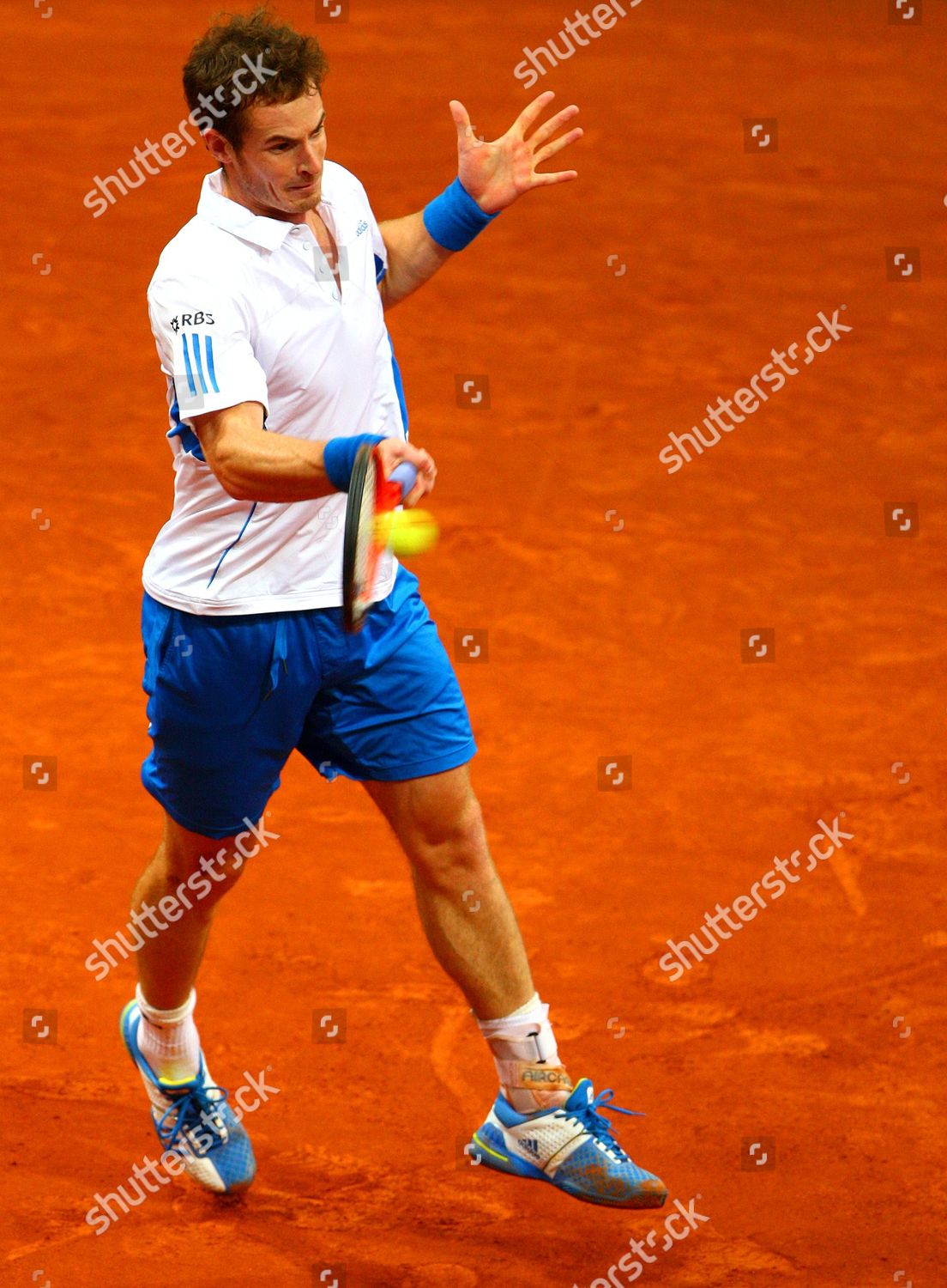 Andy Murray Great Britain Action Mutua Editorial Stock Photo - Stock ...