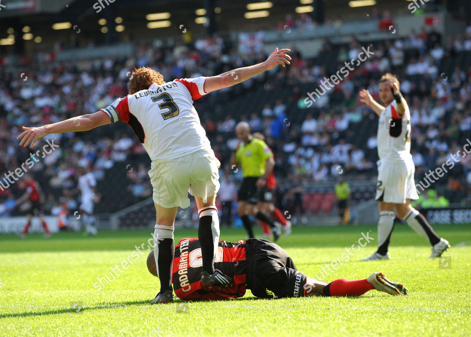 Dean Lewington Mk Dons Appears Kick Editorial Stock Photo - Stock Image ...