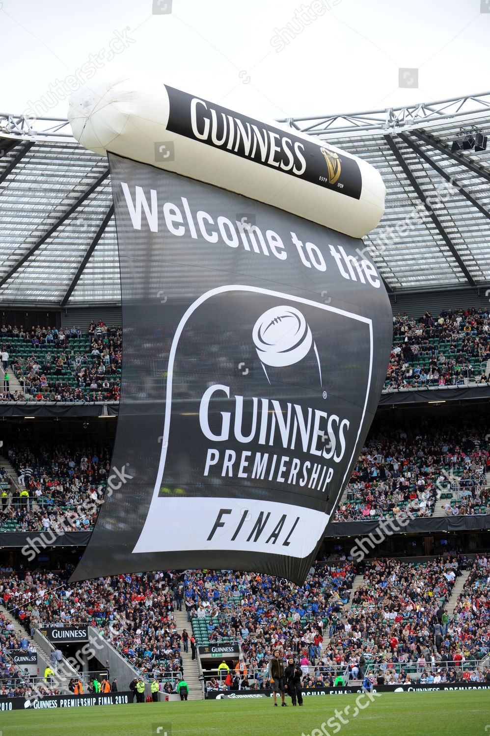 Guinness Premiership Final Banner United Kingdom Editorial Stock Photo ...