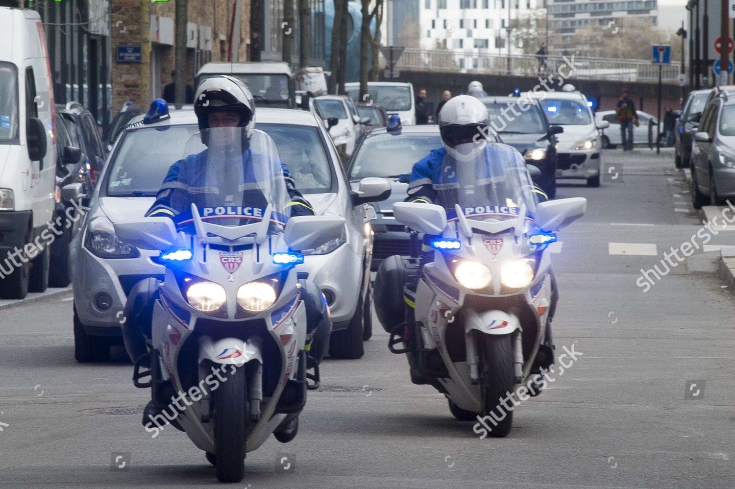 Police Convoy Cars Transporting Two Suspects Editorial Stock Photo ...