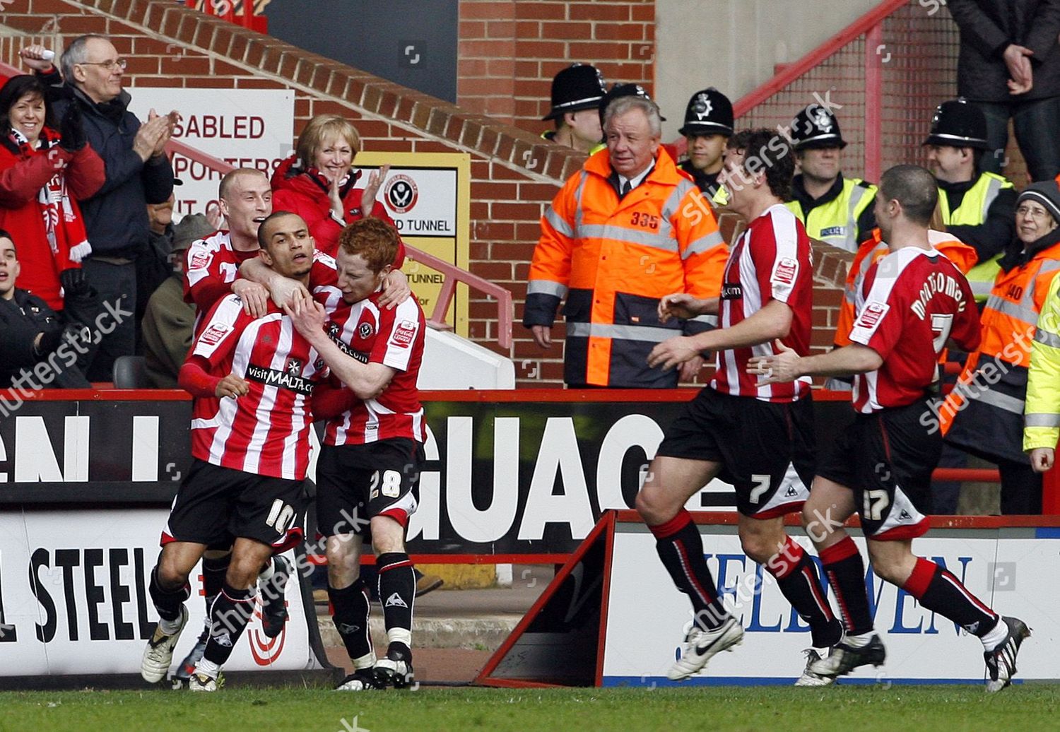 Danny Webber Sheffield United 10 Celebrates Editorial Stock Photo ...