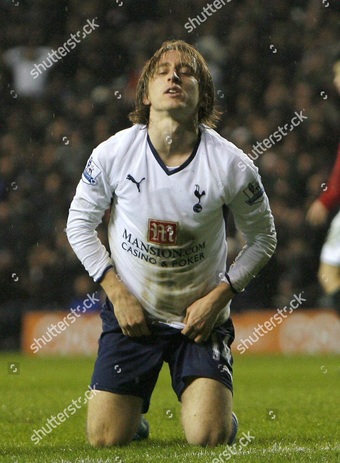 Luka Modric Tottenham Hotspur Looks Dejected Editorial Stock Photo ...