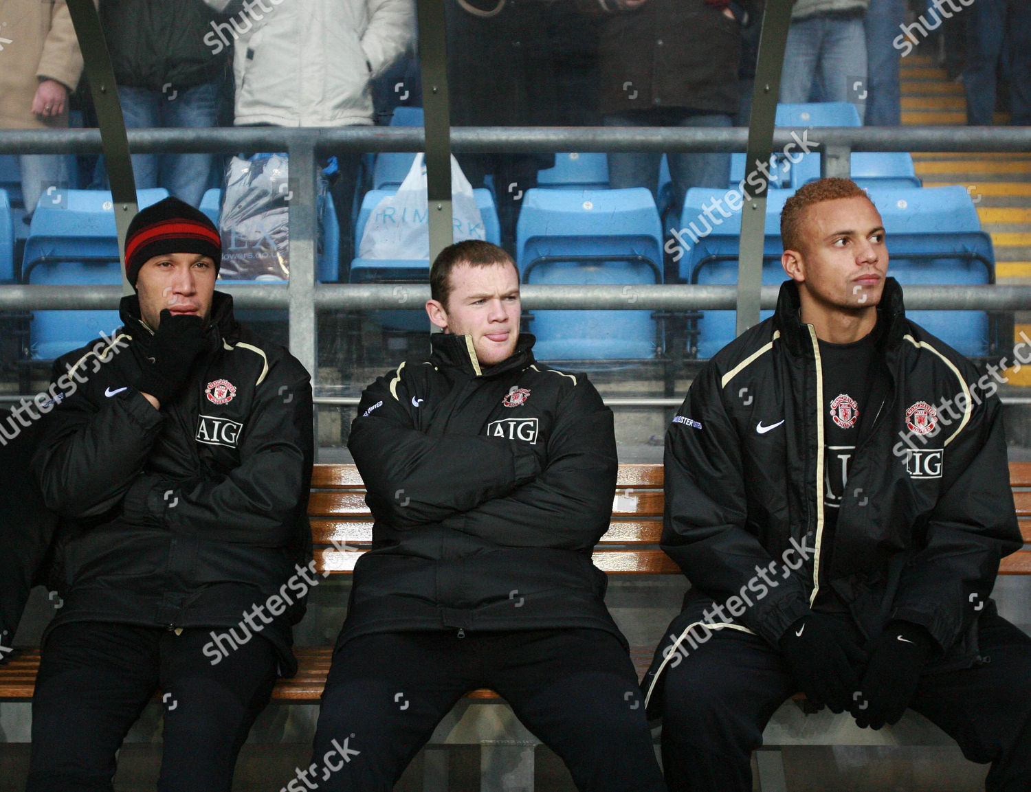 Wayne Rooney Manchester United Sits On Editorial Stock Photo - Stock ...