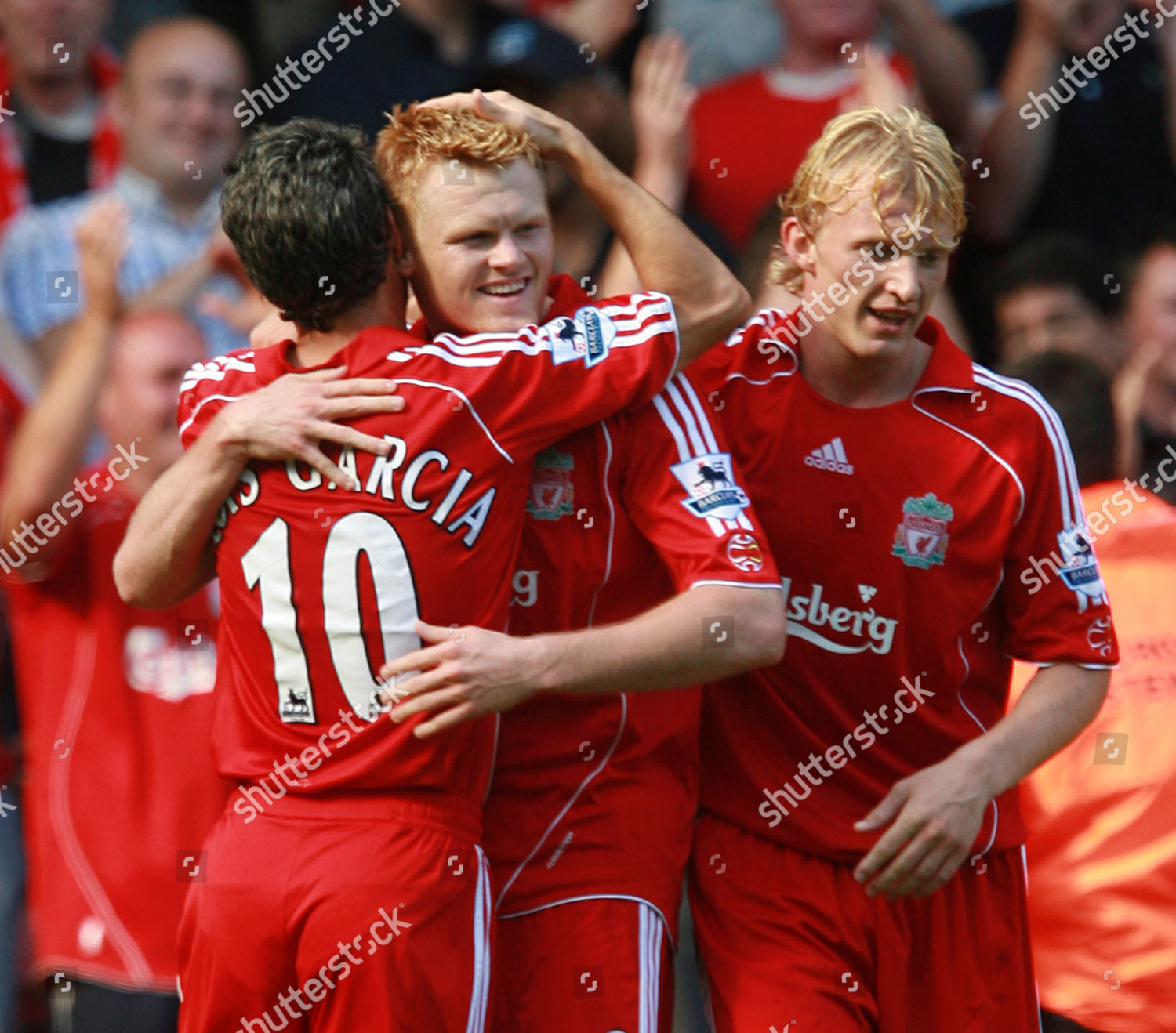 John Arne Riise Liverpool Celebrates After Editorial Stock Photo ...