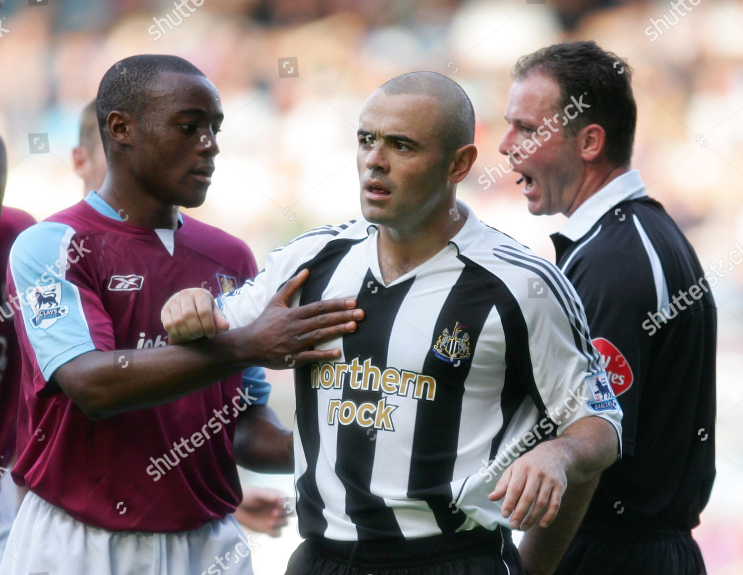 Stephen Carr Newcastle United Restrained By Editorial Stock Photo ...