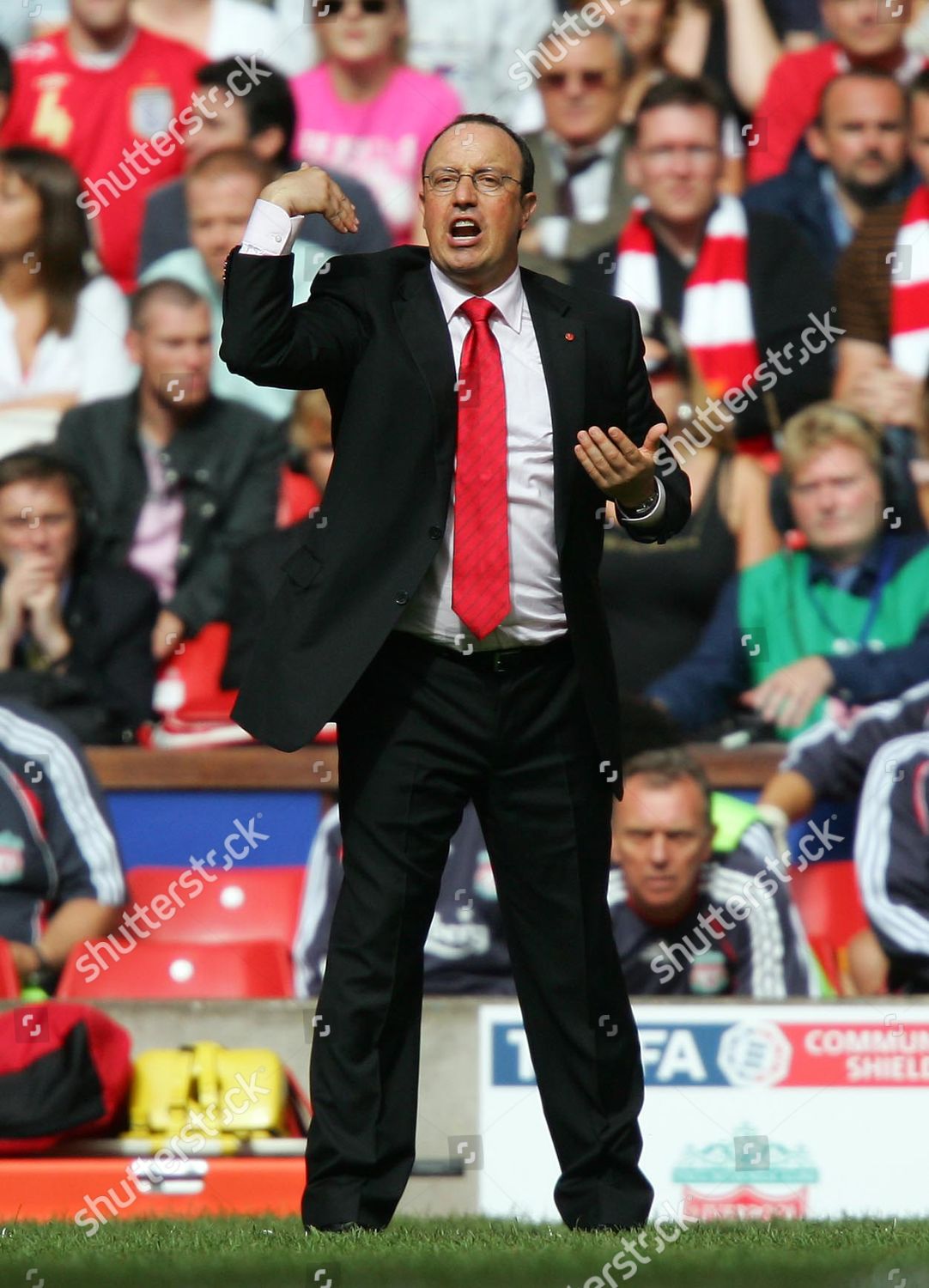 Liverpool Manager Rafa Benitez Passes On Editorial Stock Photo - Stock ...