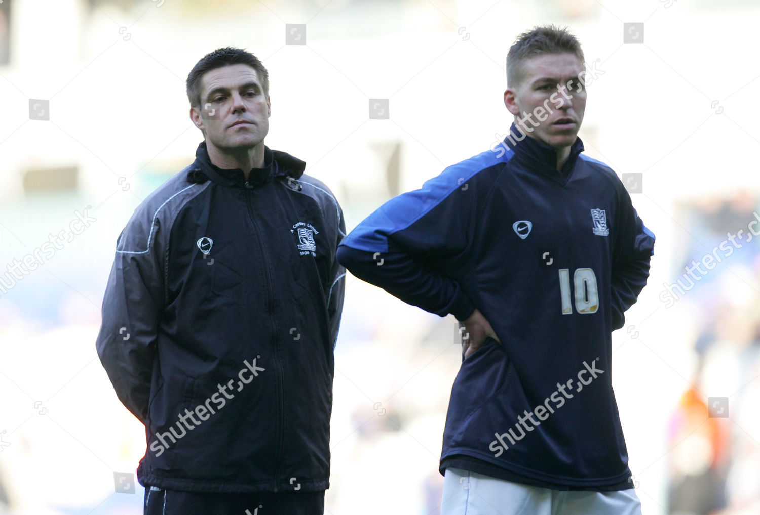 Southend United Manager Steve Tilson Stands Editorial Stock Photo ...